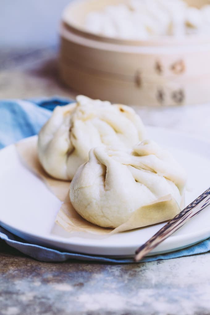 BBQ Mushroom Vegan Steamed Buns | Bao Buns | My Goodness Kitchen