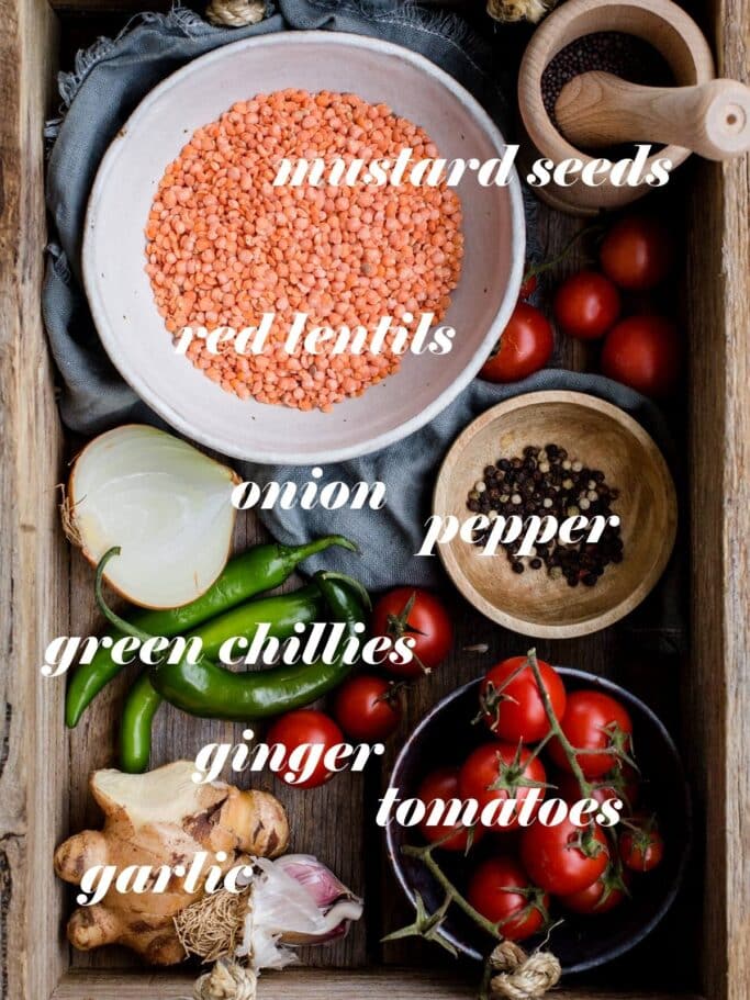 Red Lentil Dahl (Masoor Dal) With Roast Eggplant | My Goodness Kitchen