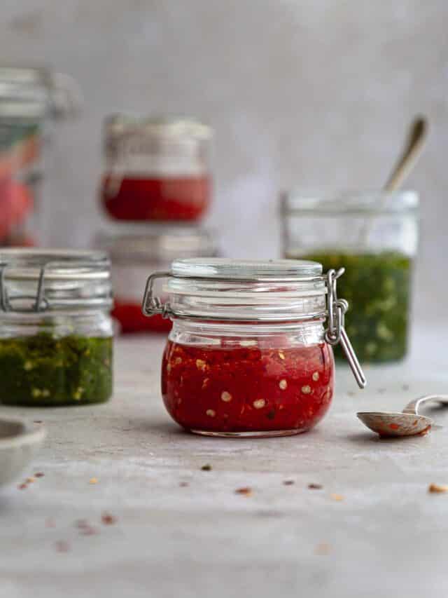 Shatta Sauce (Middle Eastern Chilli Sauce) | My Goodness Kitchen