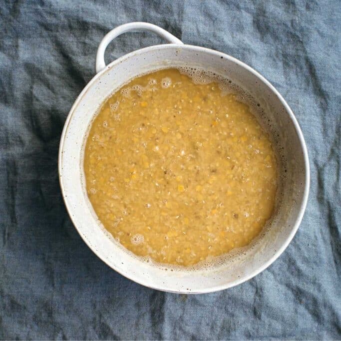 Red Lentil Dahl (Masoor Dal) With Roast Eggplant | My Goodness Kitchen