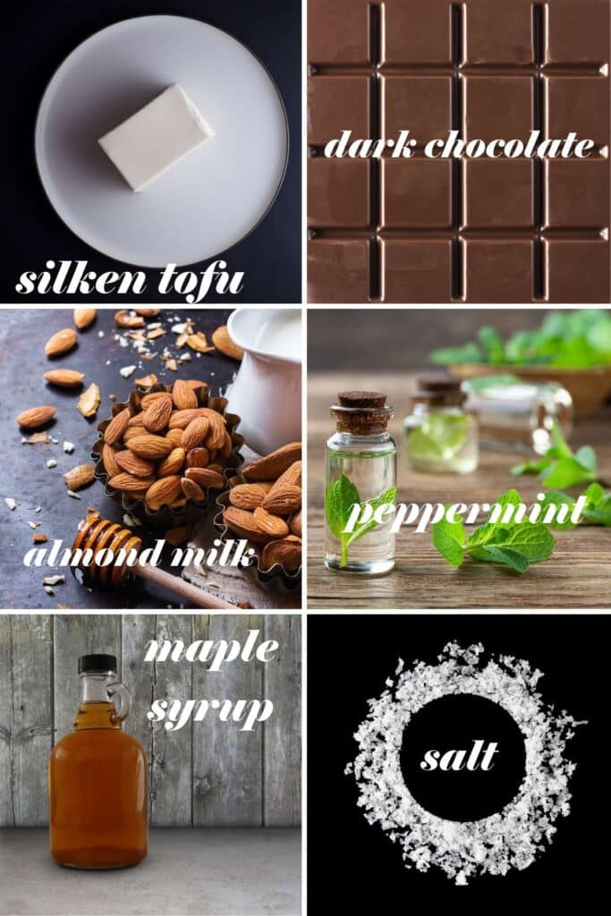 Vegan Chocolate Mousse with Peppermint | My Goodness Kitchen